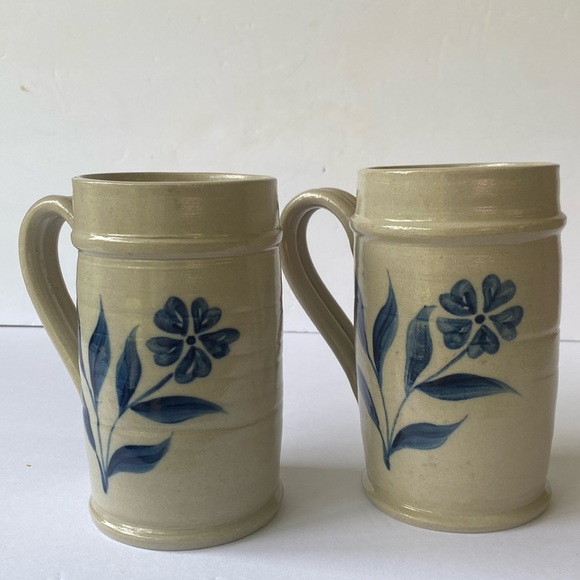 Nantucket | Kitchen | Two Vintage Nantucket Stoneware Pottery Floral ...